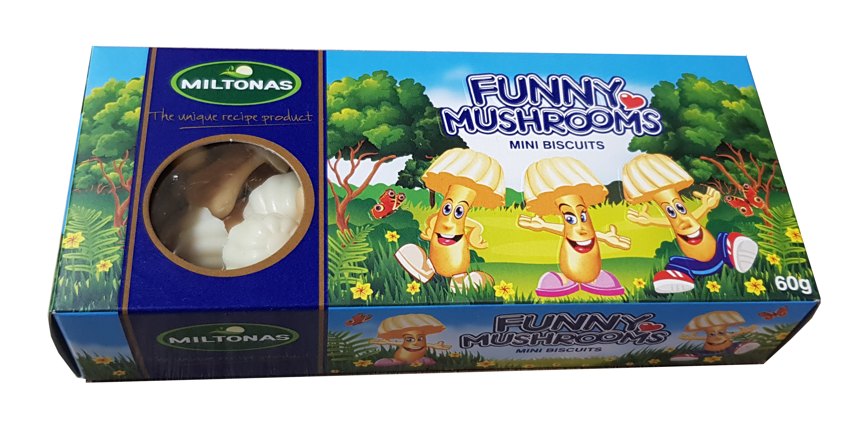 MILTONAS Hříbečky MINI z bílé čokoládové polevy a sušenky 60g | Seznam ...